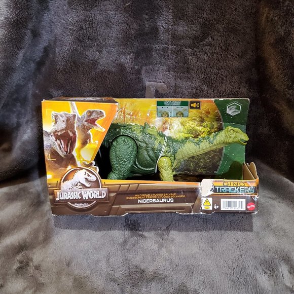 Mattel | Toys | Mattel Jurassic World Wild Roar Nigersaurus Action ...
